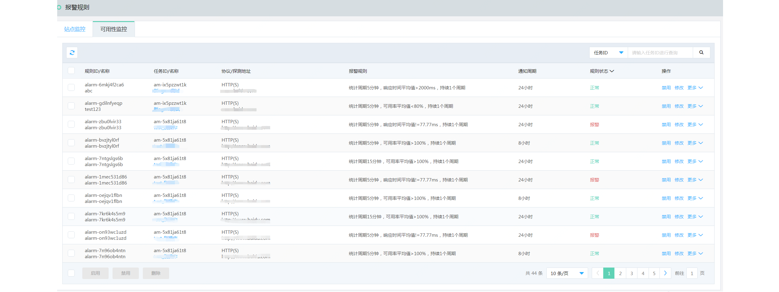 Alarm Rules-Cloud Detection-Products-Documentation-JD Cloud